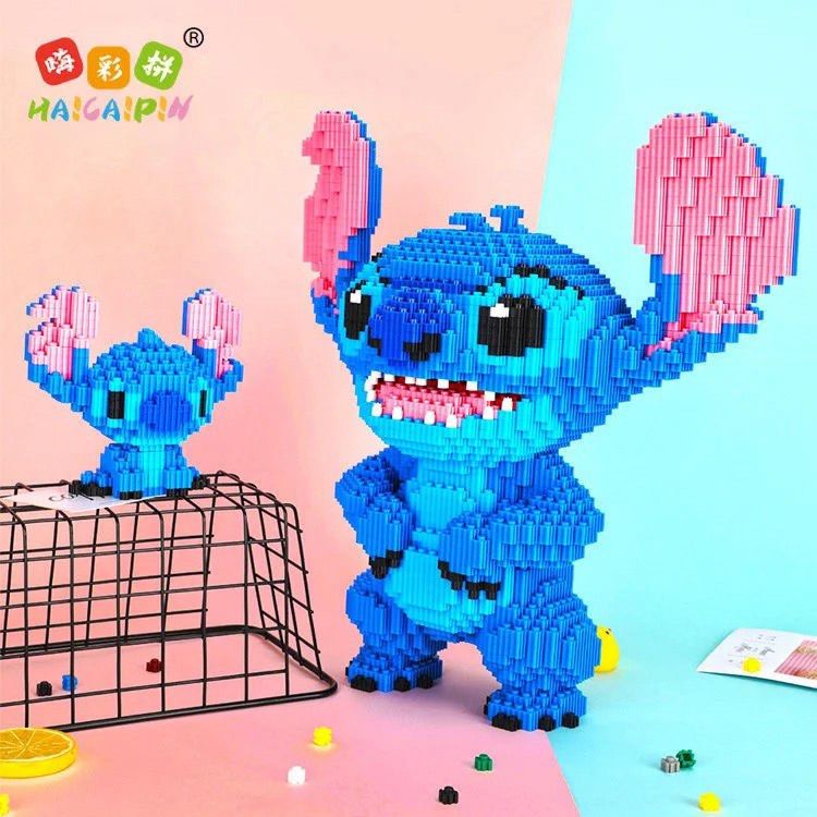 Stitch Building Blocks Puzzle Lego Learning Toys, Hobbies & Toys, Toys ...