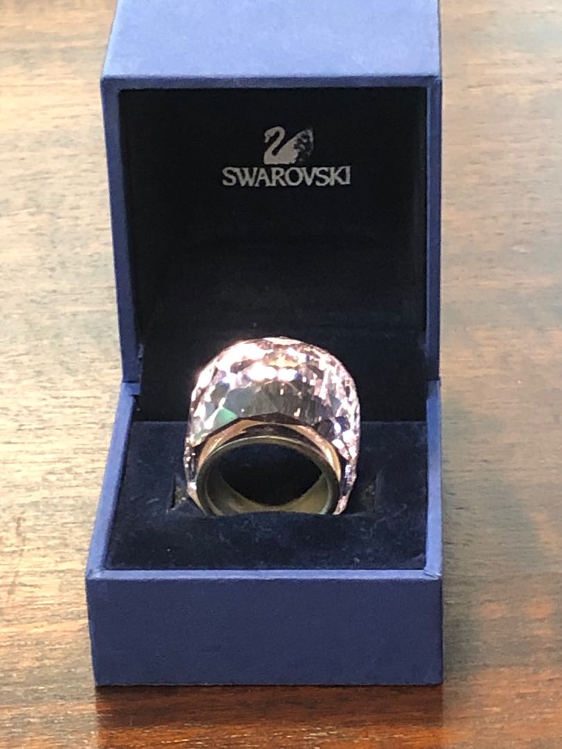 Swarovski Crystal Nirvana Ring, Women's Fashion, Jewelry & Organisers ...