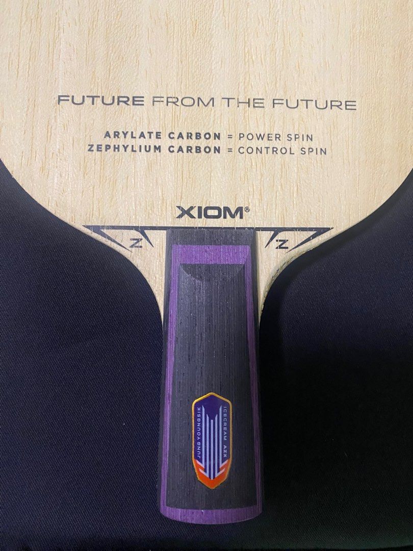 Table Tennis Racket Xiom ice cream, Sports Equipment, Sports & Games ...