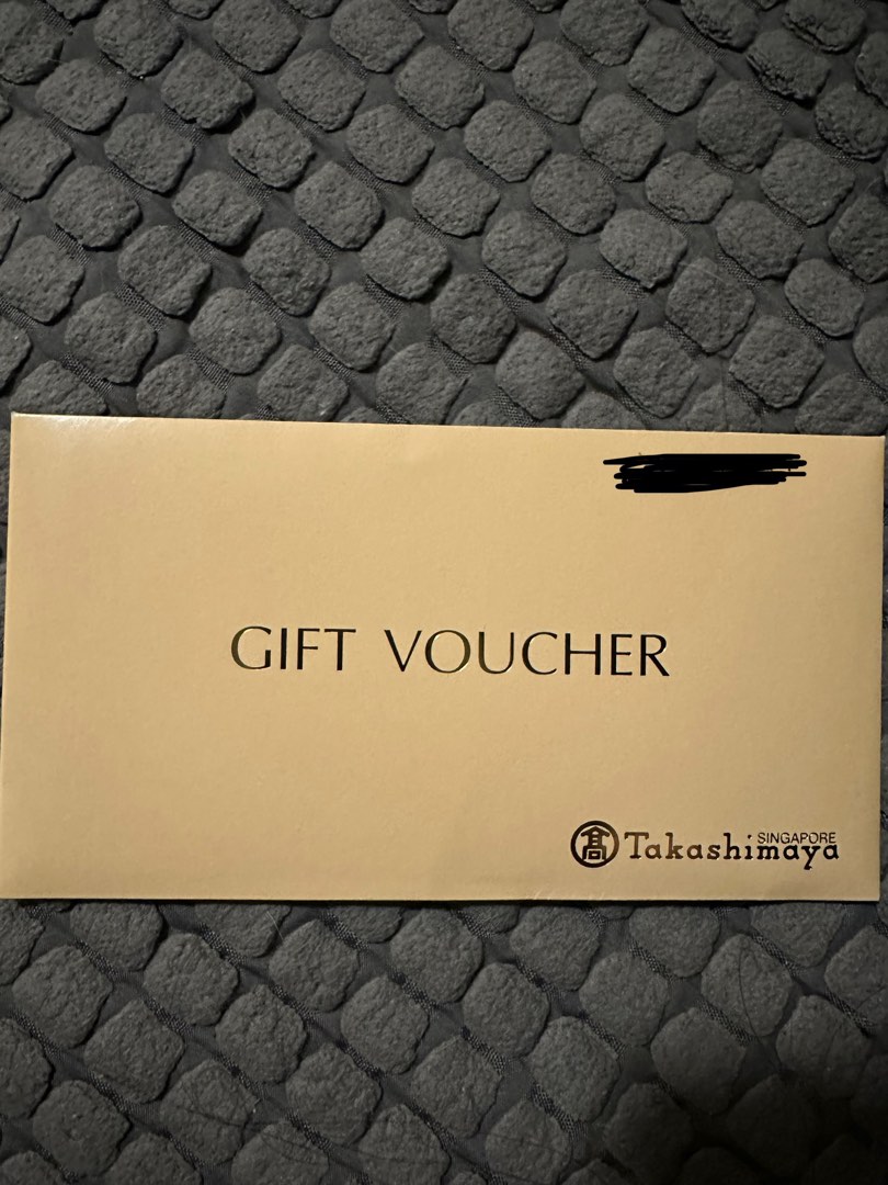 Takashimaya vouchers $1250, Tickets & Vouchers, Vouchers on Carousell