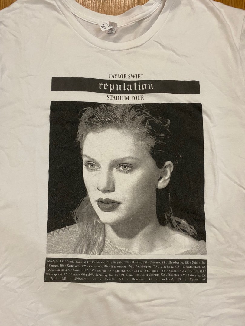 Taylor Swift Reputation Tour Shirt Official Merch RARE, Women's Fashion ...