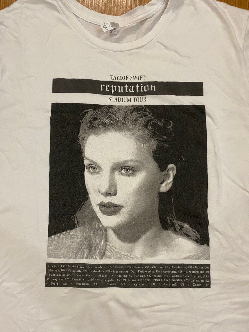Taylor Swift Reputation Tour Shirt Official Merch RARE, Women's Fashion ...