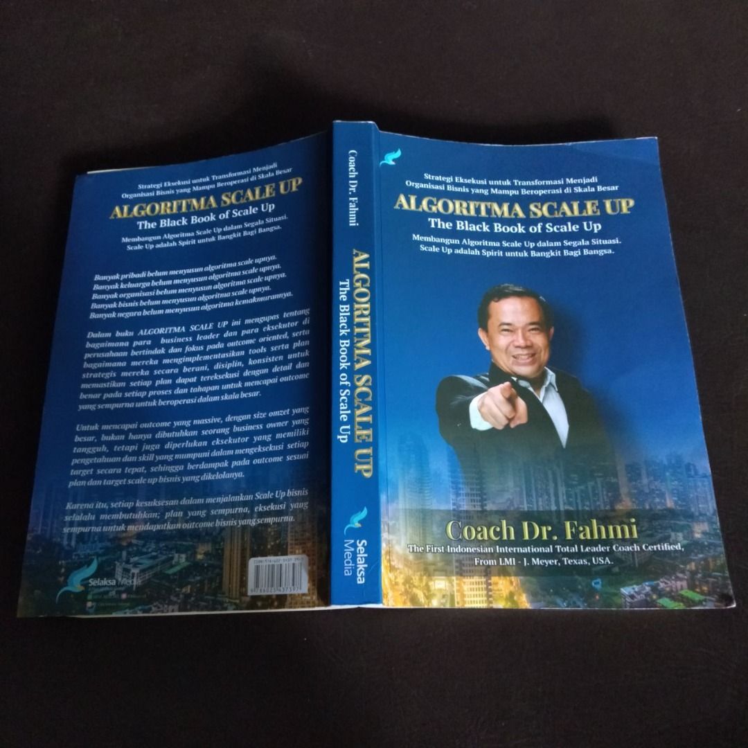 TERBARU! BUKU ALGORITMA SCALE UP OLEH COACH Dr. FAHMI, Buku & Alat Tulis, Buku di Carousell