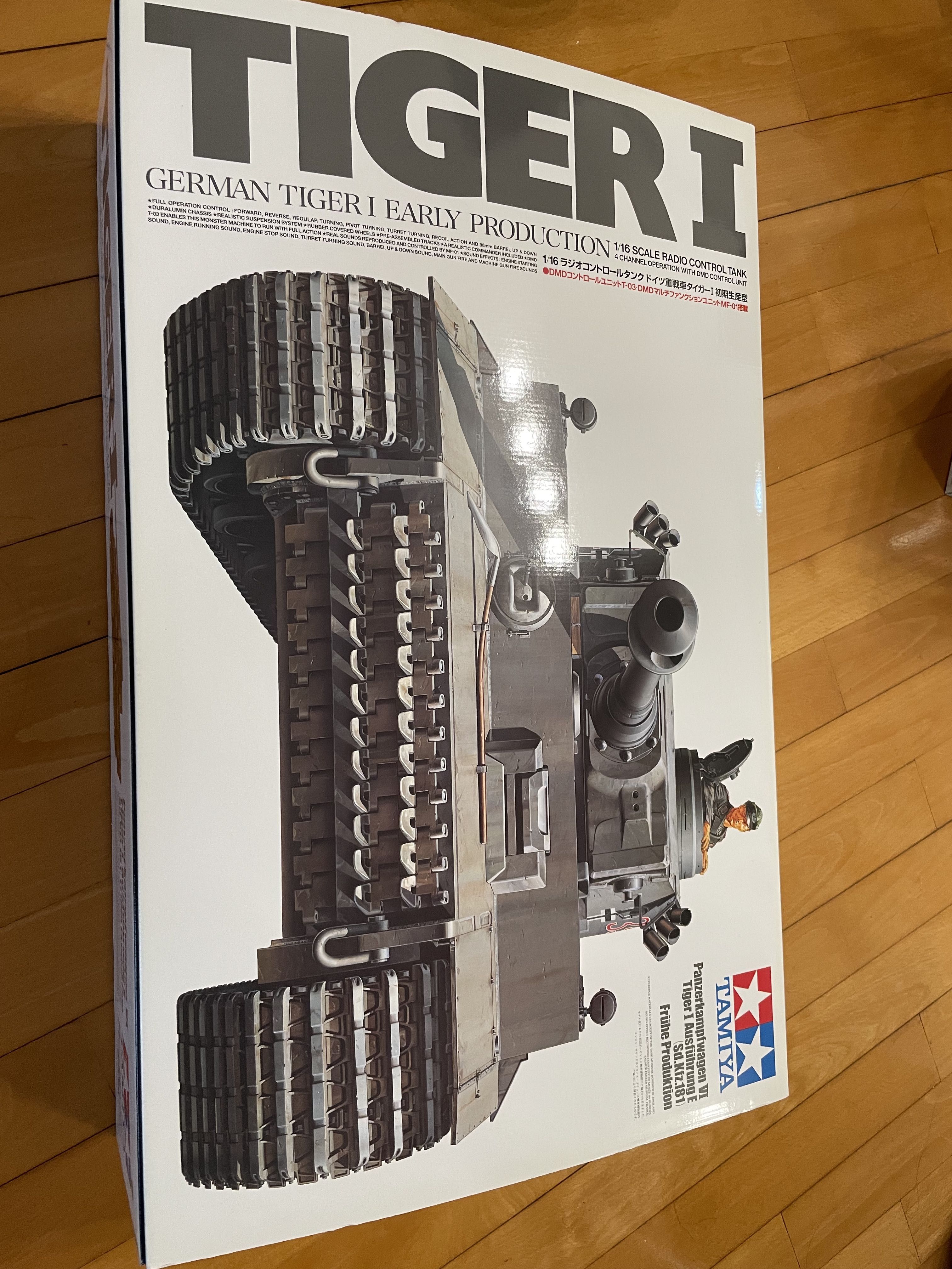 Tamiya 56010 Tiger I 1/16 full option kit, 興趣及遊戲, 玩具 & 遊戲類 - Carousell