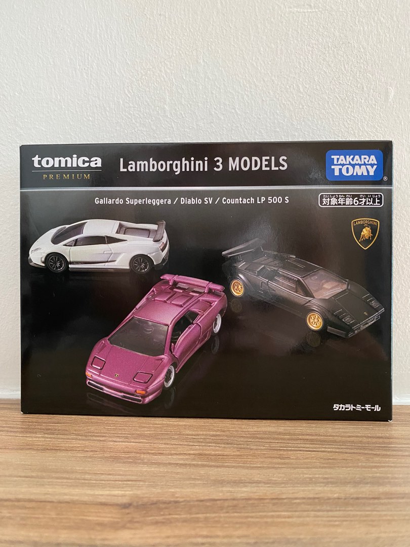Tomica Premium Lamborghini 3-models Set, Hobbies & Toys, Toys & Games ...