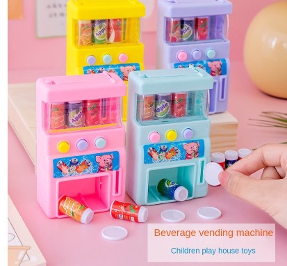 Toy Mini Vending Machine Toy Beverage Machine (JL1398), Hobbies & Toys ...