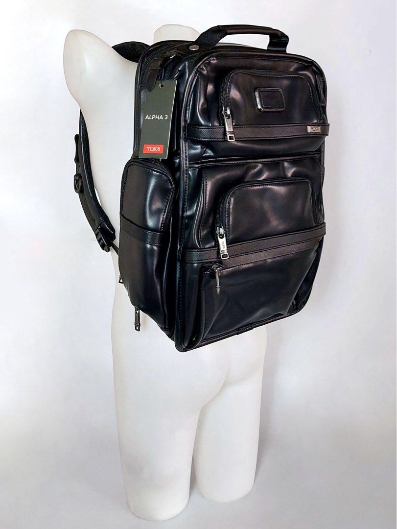 TUMI ORIGINAL Alpha 3 Brief Pack Leather, Men's Fashion, Bags ...