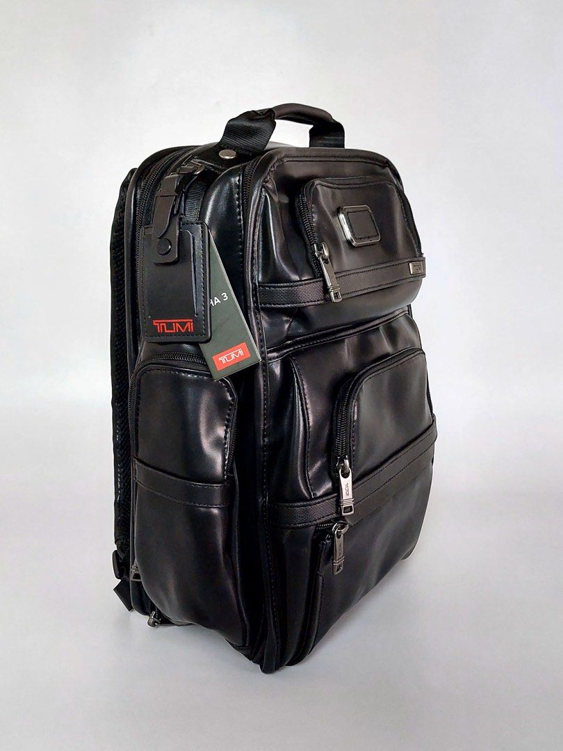 TUMI ORIGINAL Alpha 3 Brief Pack Leather, Men's Fashion, Bags ...