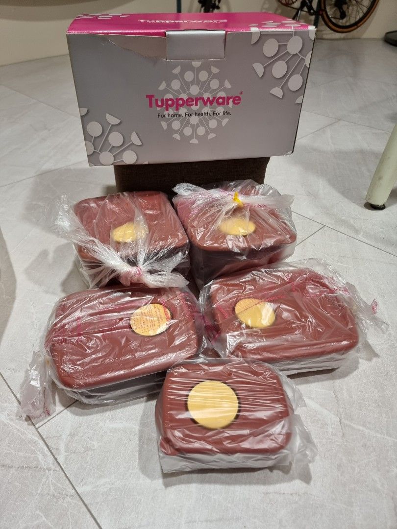 Tupperware Brand new Rock & Serve Gift Set microwavable, Furniture ...