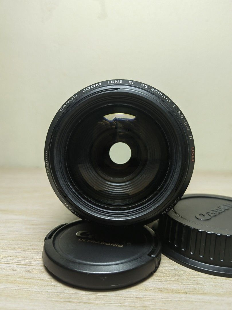 Ultrasonic Canon Zoom Lens EF 55-200mm F4:5, Photography, Lens & Kits ...