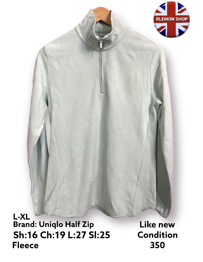 Uniqlo Half Zip Micro Fleece Jacket, Women's Fashion, Coats, Jackets ...