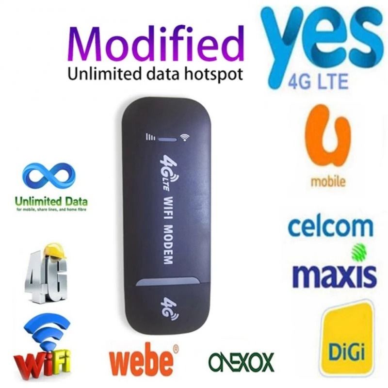 Usb Dongle RS800 Modified Unlocked 4G Lte Unlimited WiFi Tethering ...