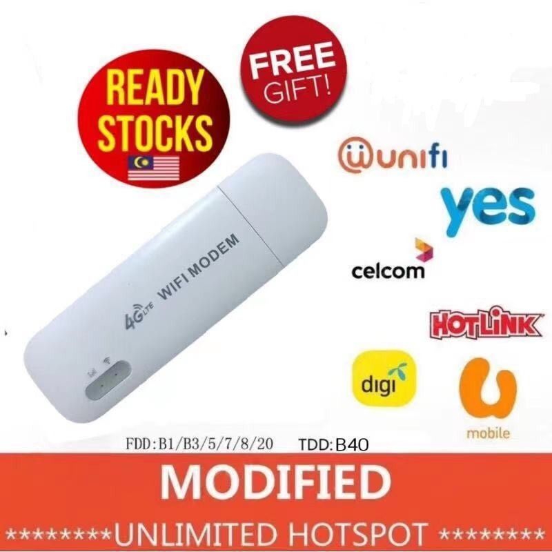 Usb Dongle RS850 Modified Unlocked 4G Lte Unlimited WiFi Tethering ...