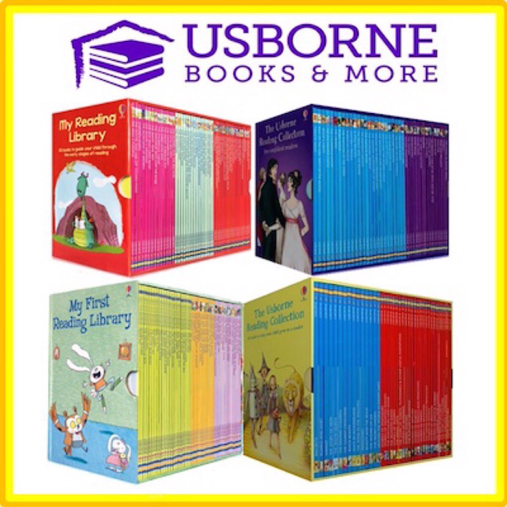 Usborne library (1-4), Hobbies & Toys, Books & Magazines, Children's ...