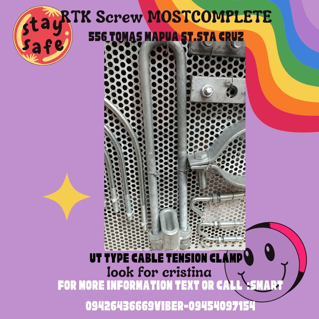 UT Type Cable Tension Clamp, Commercial & Industrial, Construction Tools & Equipment on Carousell