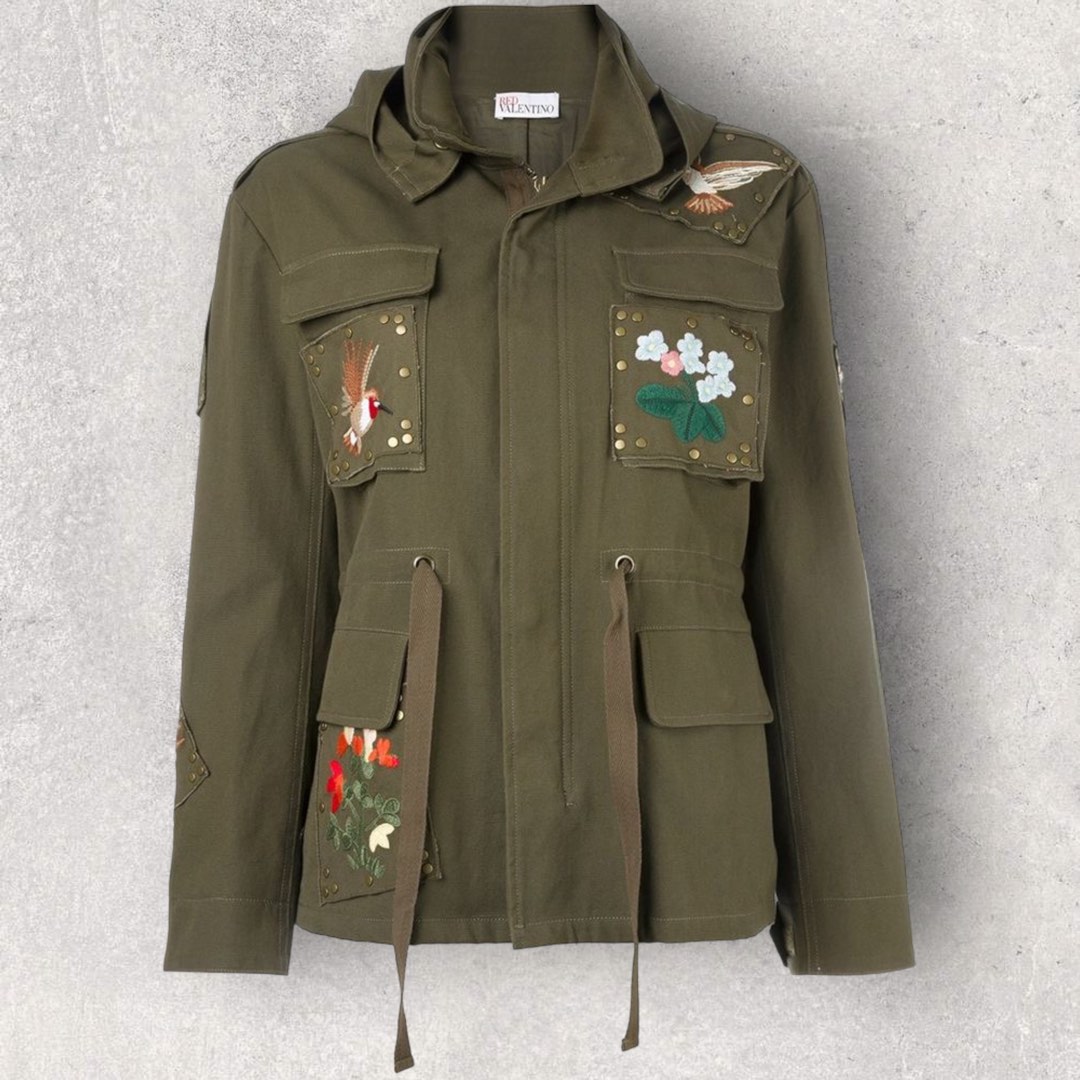 Valentino Military Jacket, Women's Fashion, Coats, Jackets and ...