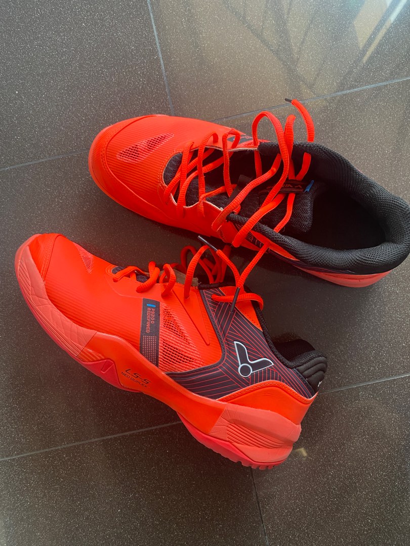 Victor P9200 II D Red Badminton Shoes court non-marking, Men's Fashion ...