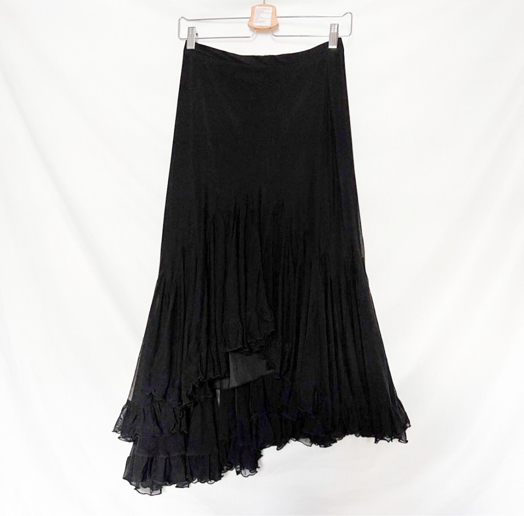 vintage ballet ballroom frilly maxi skirt jazz, Women's Fashion ...