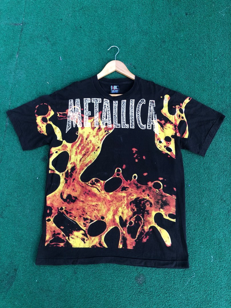 VINTAGE METALICA GIANT TAG, Men's Fashion, Tops & Sets, Tshirts & Polo ...