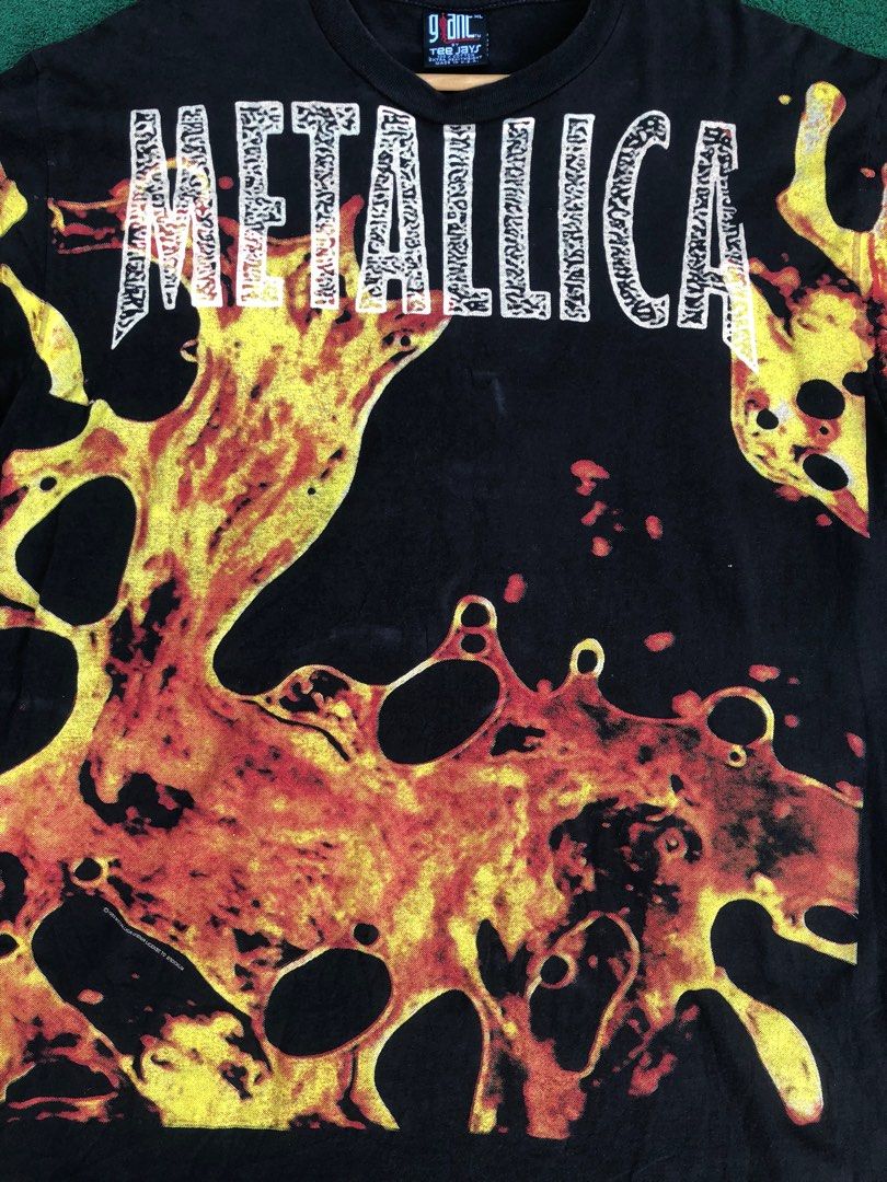 VINTAGE METALICA GIANT TAG, Men's Fashion, Tops & Sets, Tshirts & Polo ...