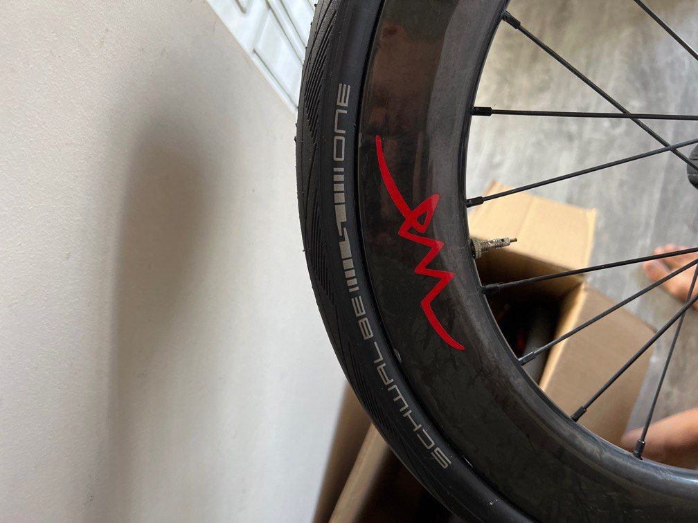 Wheel angel 20” for birdy carbon fiber rims, m60 hub, Sports Equipment ...