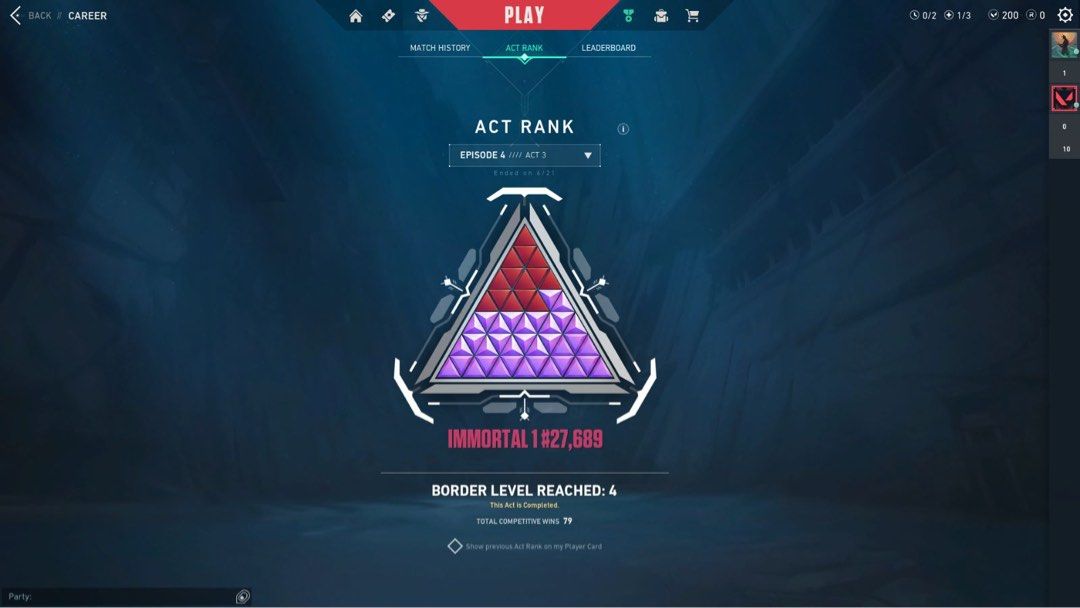 WTS CHEAP Immortal 1 Valorant Account, Video Gaming, Gaming Accessories ...