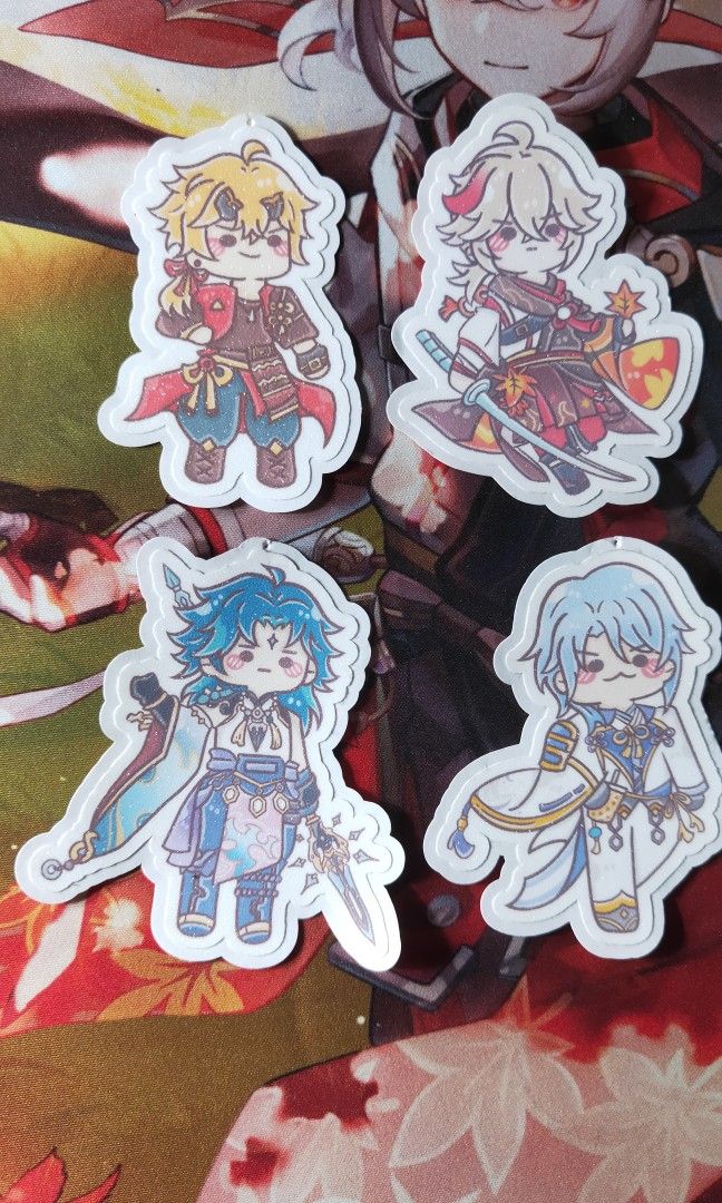 [WTS/LFB] Genshin Impact Xiao Kazuha Ayato Thoma stickers, Hobbies ...