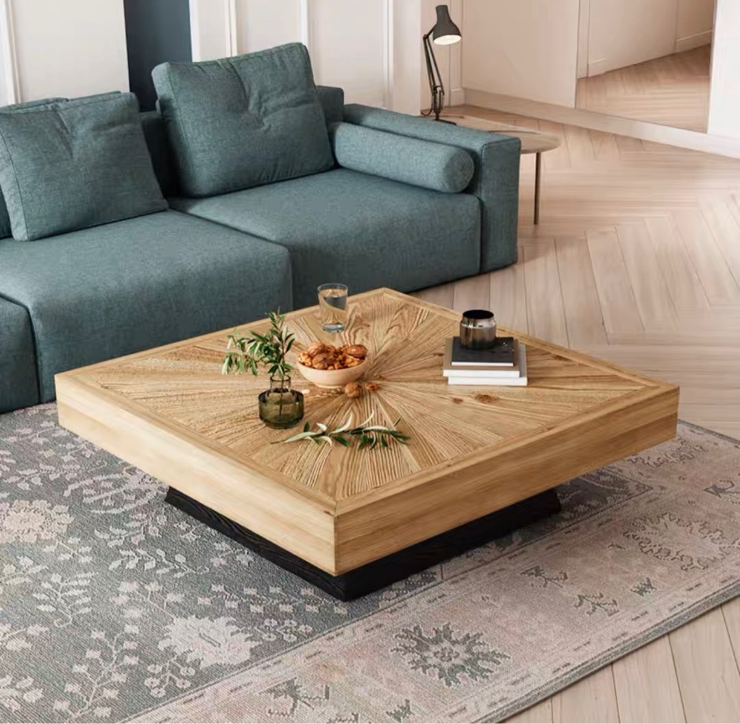 XELE Solid Pinewood Coffee Table, Furniture & Home Living, Furniture ...