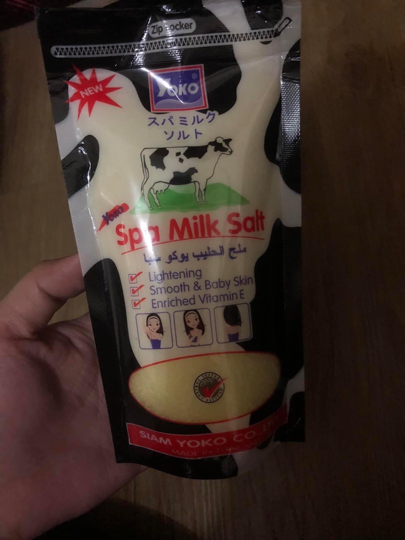 Yoko spa milk salt (Body salt) on Carousell