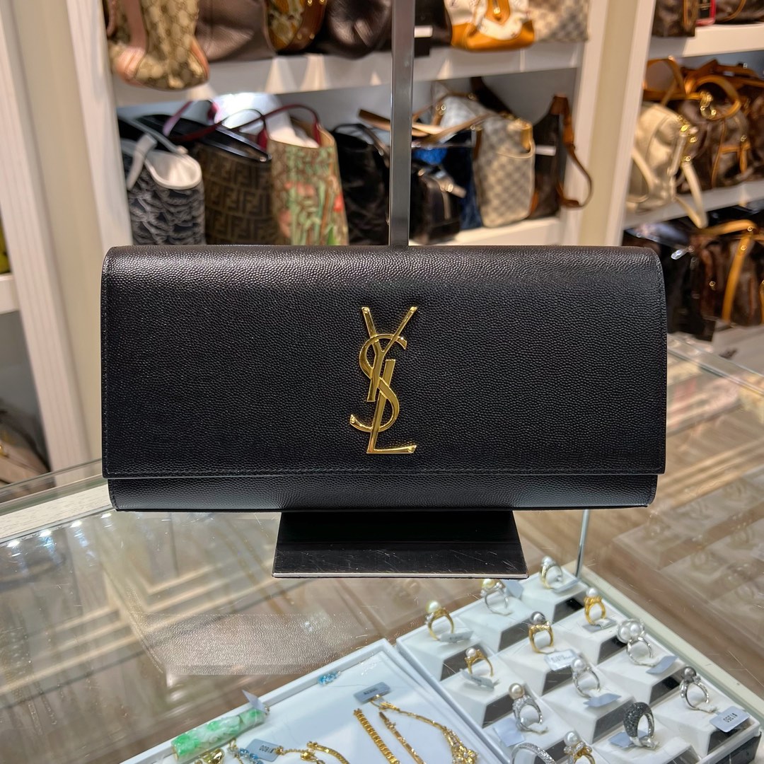 YSL Clutch, Luxury, Bags & Wallets on Carousell