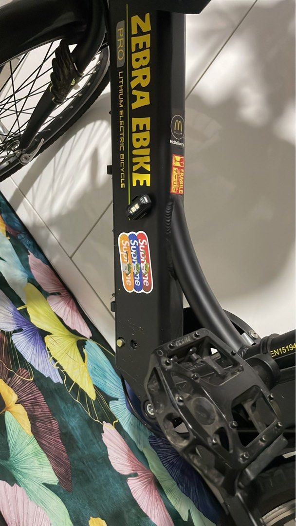Zebra e-bike, Sports Equipment, PMDs, E-Scooters & E-Bikes, E-Scooters ...
