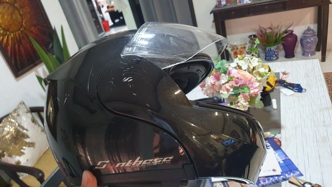 Zeus Full face Syntheses Modular helmet, Motorcycles, Motorcycle ...