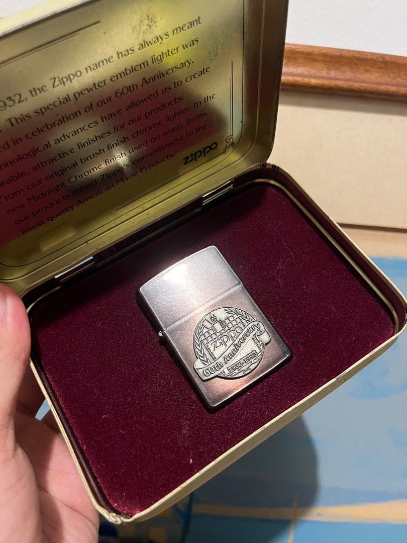 Zippo Limited Edition 60th Anniversary, Hobbies & Toys, Memorabilia & Collectibles, Vintage ...