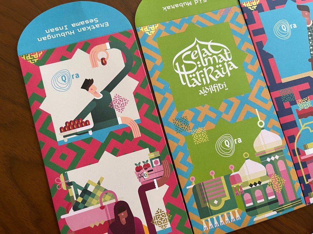 2023 QRA Foods (MY) SDR/ Sampul Duit Raya/ Sampul Raya/ Green packets ...