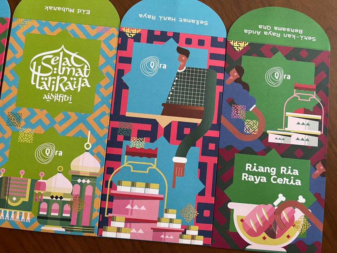 2023 QRA Foods (MY) SDR/ Sampul Duit Raya/ Sampul Raya/ Green packets ...