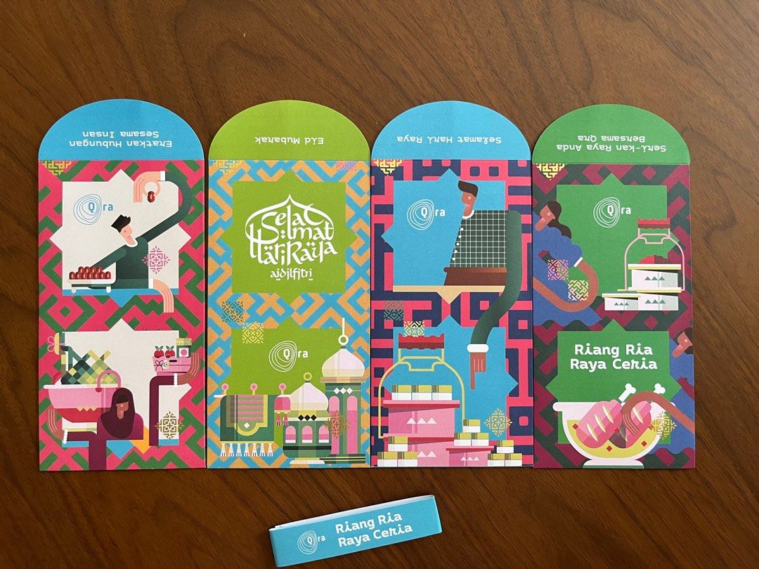 2023 QRA Foods (MY) SDR/ Sampul Duit Raya/ Sampul Raya/ Green packets ...