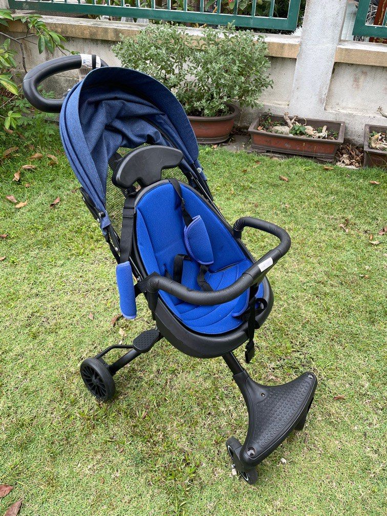 2 ways stroller blue, Babies & Kids, Going Out, Strollers on Carousell