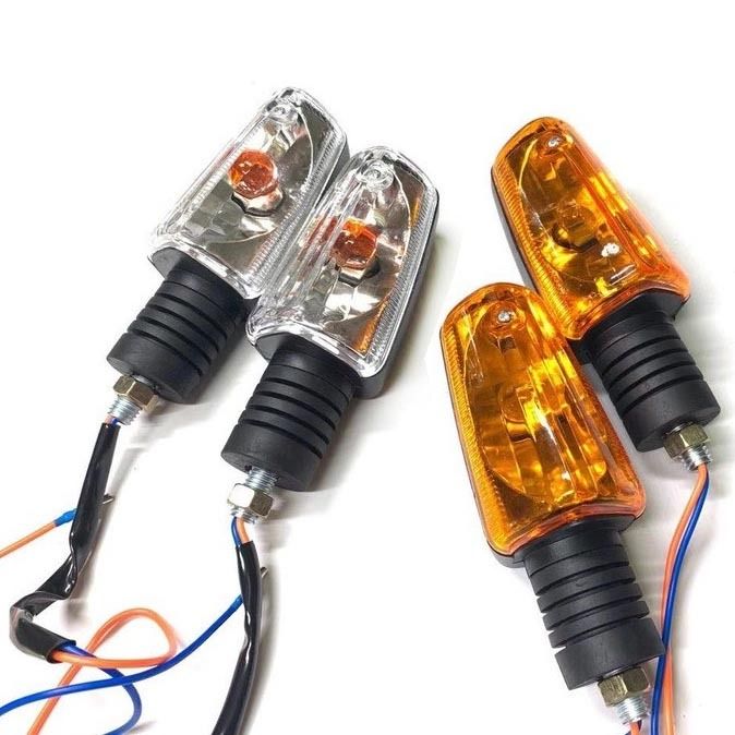 2Pcs Left and Right Signal Light Motorcycle RUSI Medium Signal Lights ...