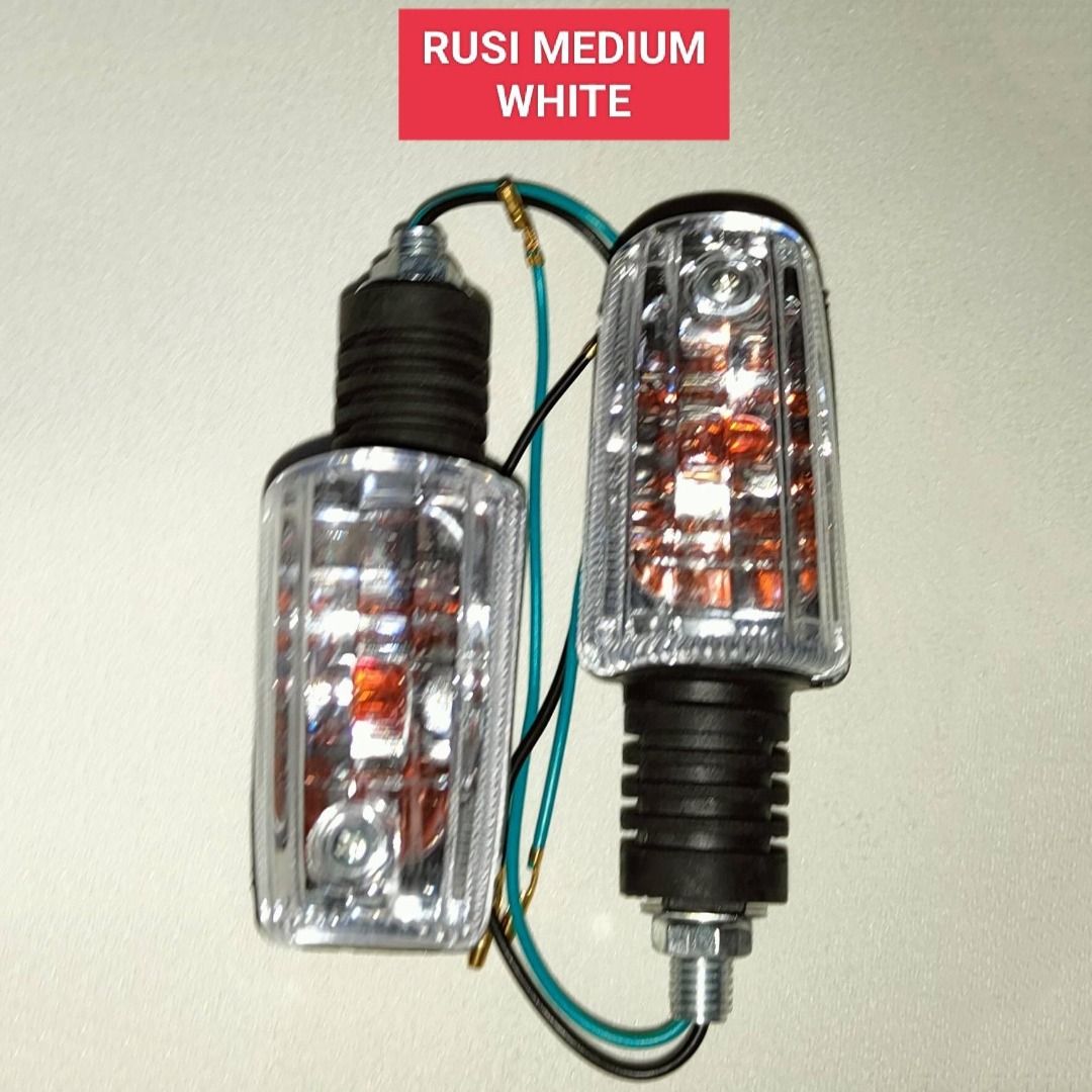 2Pcs Left and Right Signal Light Motorcycle RUSI Medium Signal Lights ...