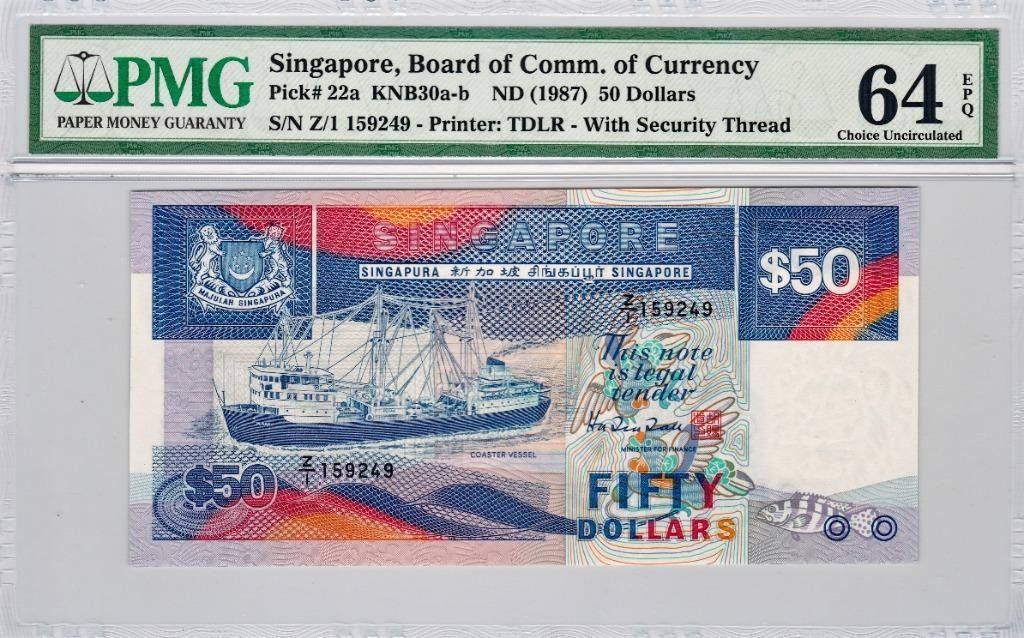 $50 Ship Z1 Replacement Banknote, Hobbies & Toys, Memorabilia ...