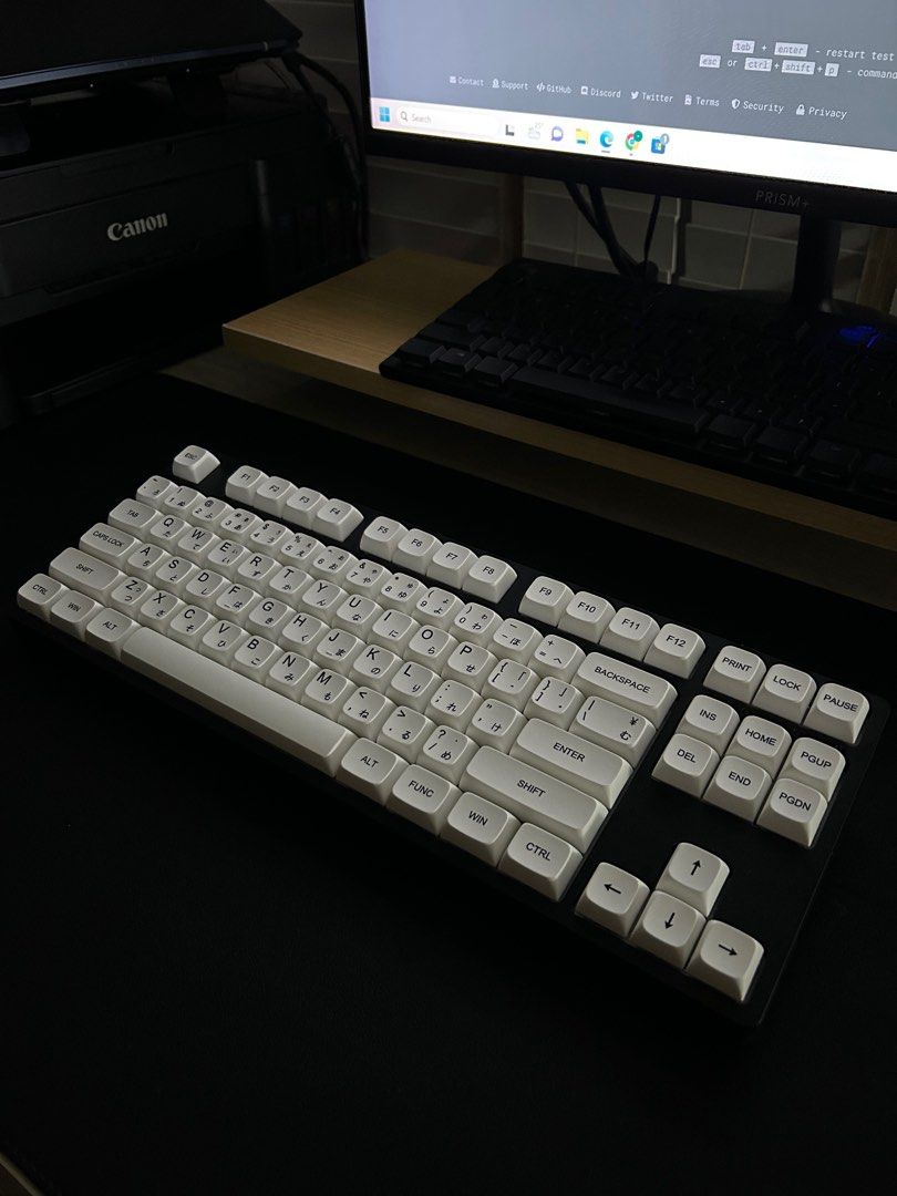 87% TKL custom mechanical keyboard (XDA seasalt keycaps), Computers ...
