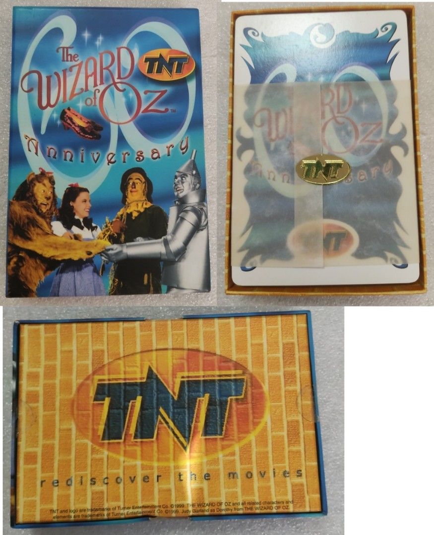 綠野仙踪 The Wizard of Oz 絕版大啤牌 Playing Cards, 興趣及遊戲, 收藏品及紀念品, 古董收藏 - Carousell
