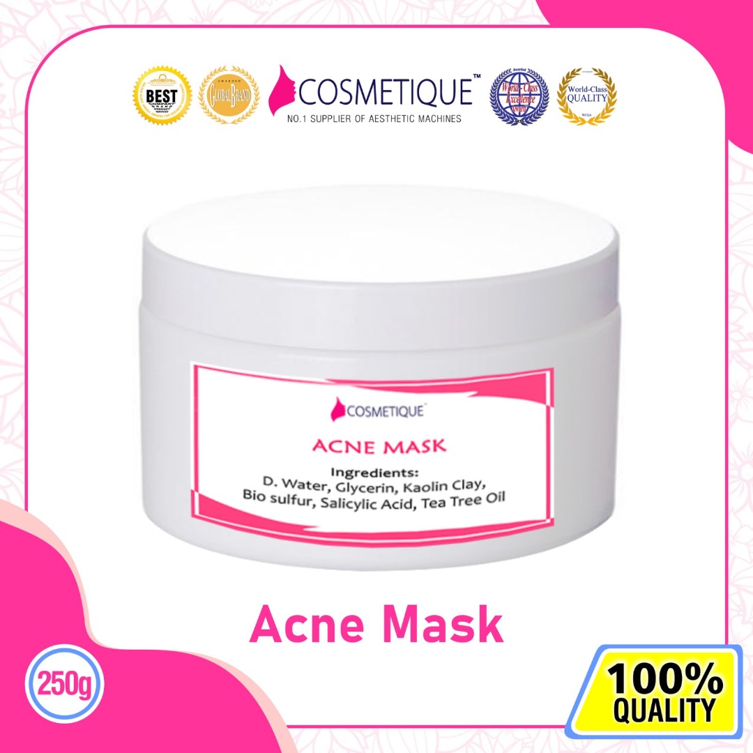 Acne Clay Mask 250g, Beauty & Personal Care, Face, Face Care on Carousell