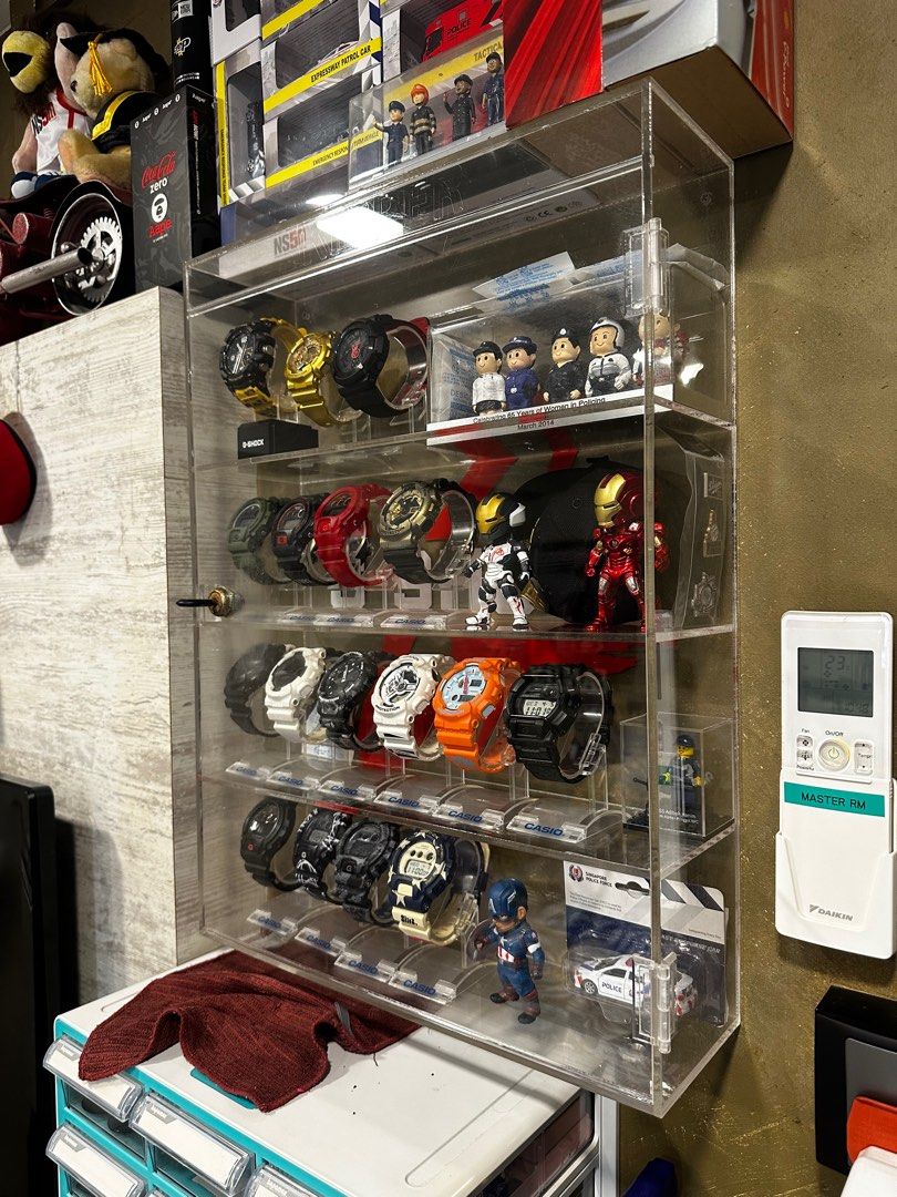 Acrylic Display Case (4-tier) for Gshock/watches, Women's Fashion ...