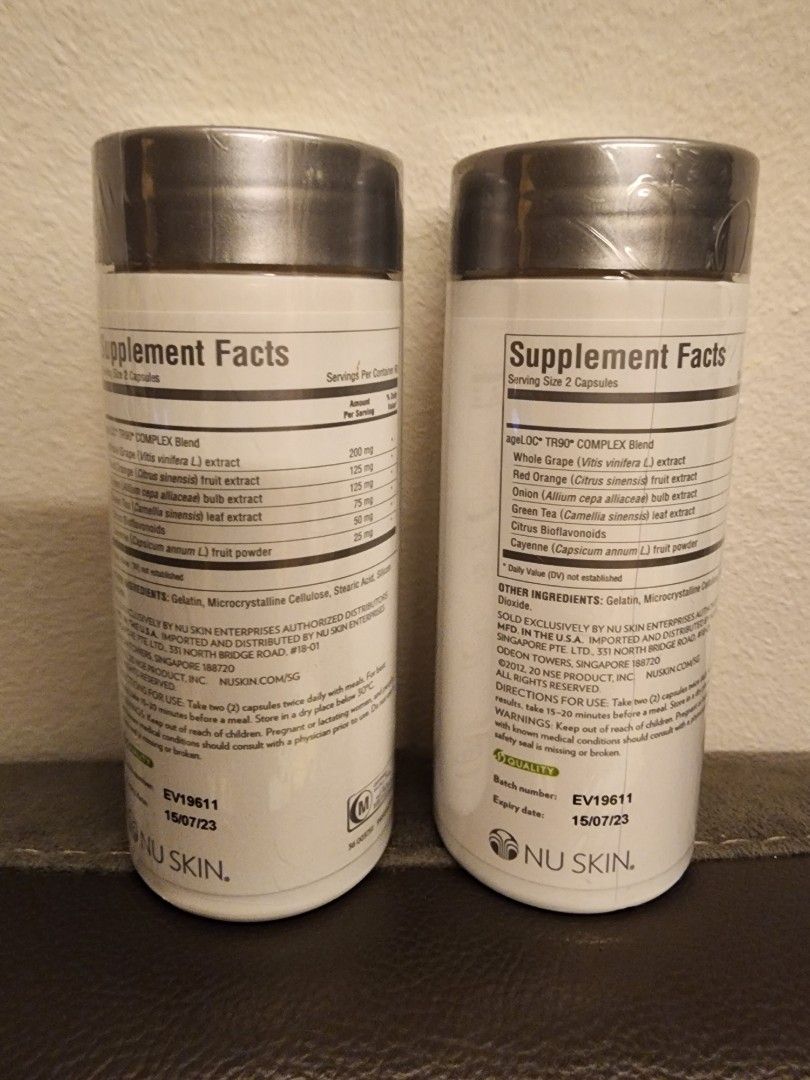 ageLOC TR90 Complex (Nuskin), Health & Nutrition, Health Supplements ...