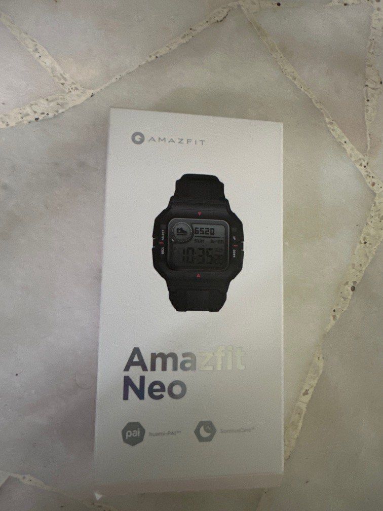 Amazfit Neo Smartwatch (Black), Mobile Phones & Gadgets, Wearables ...