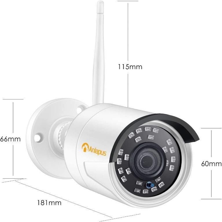 Anlapus 1080p Full HD Outdoor Wireless Camera Surveillance Camera ...