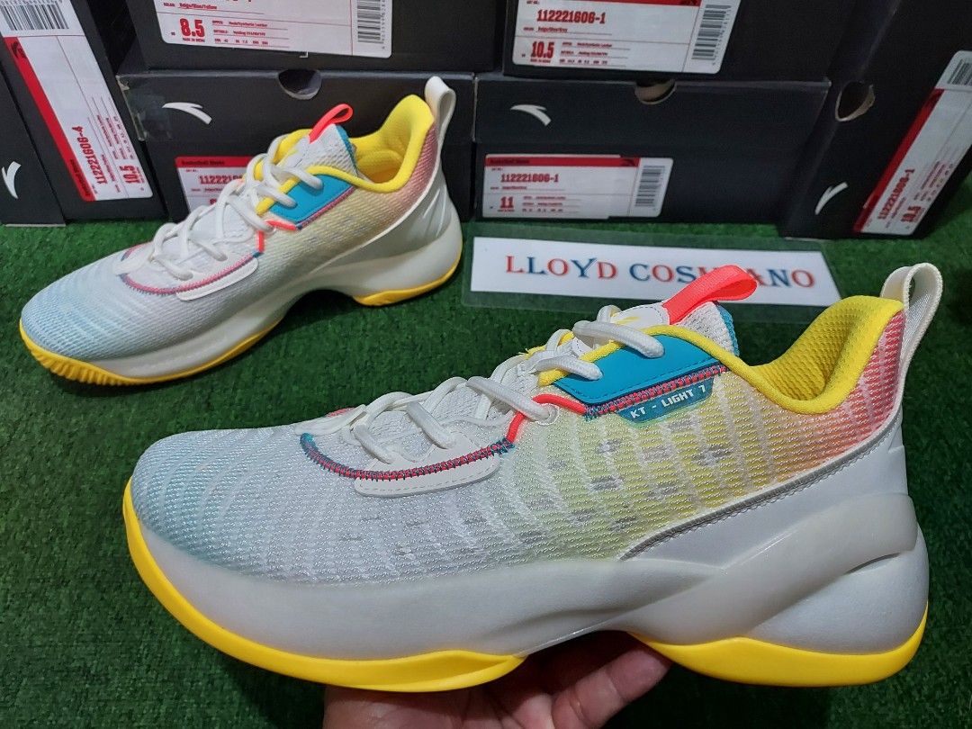 Anta Klay Thompson KT7 Light "White-Yellow" Sizes: 8.5/9/10.5 US, Men's ...