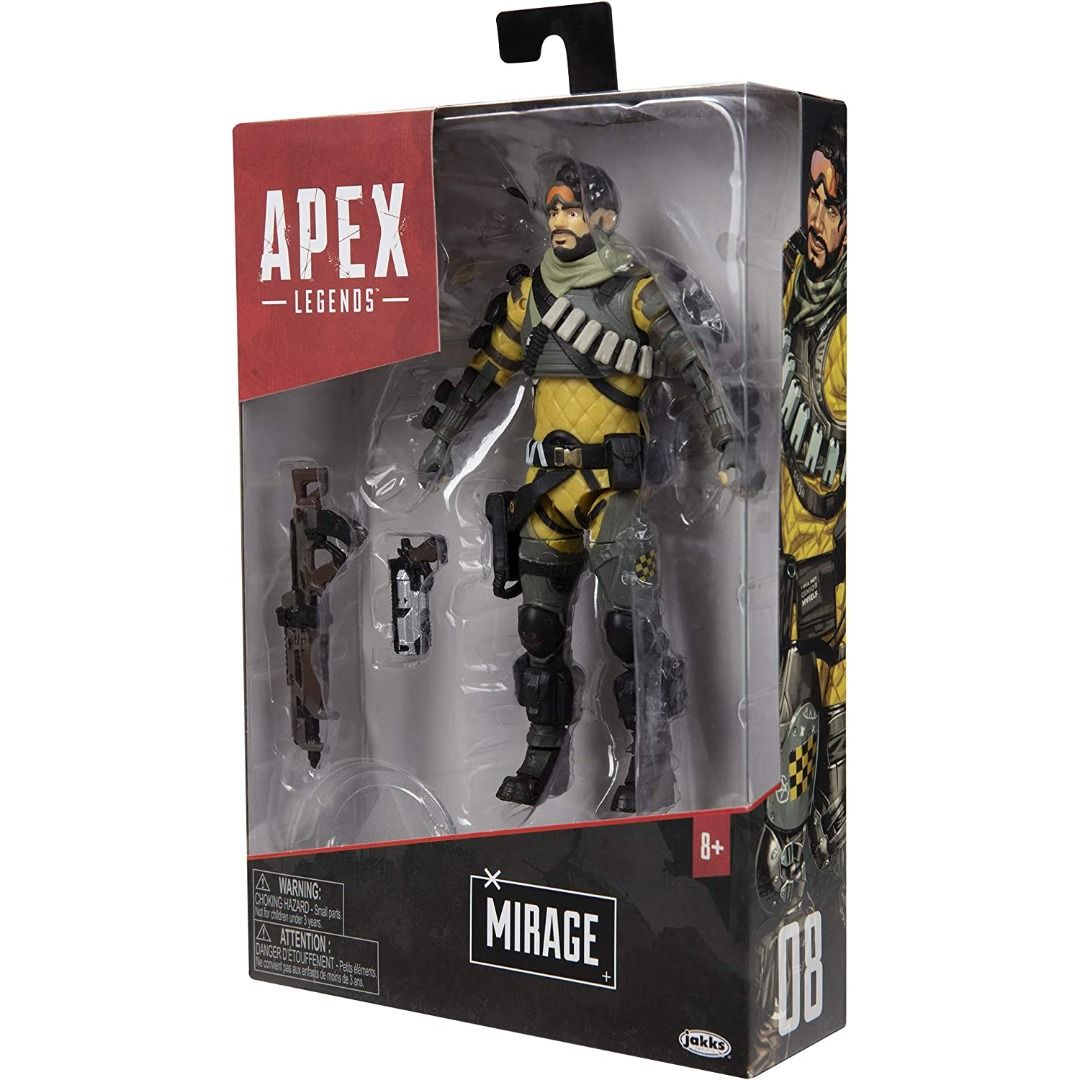 Apex Legends Mirage 6-Inch Collectible Action Figure, Hobbies & Toys ...