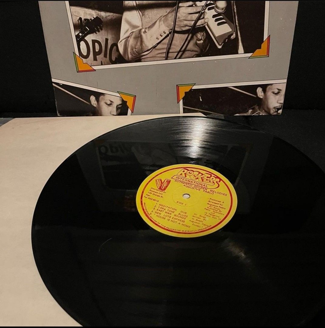 Augustus Pablo - Authentic Golden Melodies LP, Hobbies & Toys, Music ...